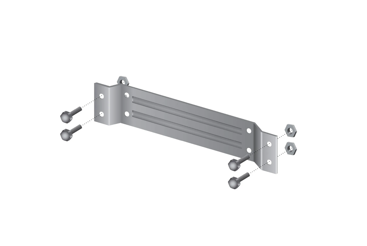 Interlake Mecalux Row Spacers Galvanized W/ Hardware — Herdzco Industrial